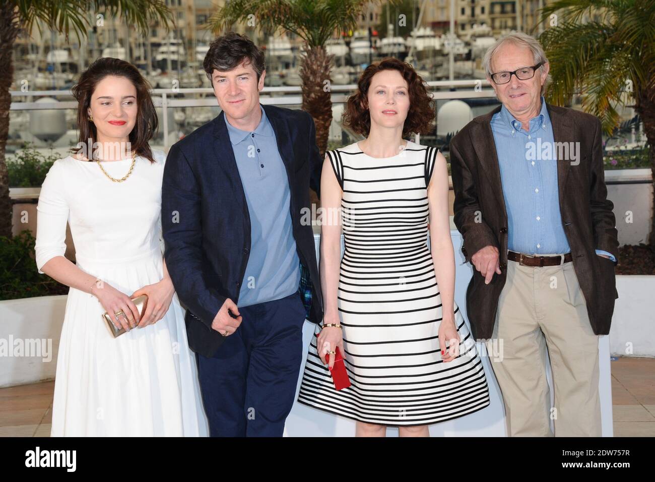 Ken Loach, Simone Kirby, Aisling Franciosi, Barry Ward posing at the ...