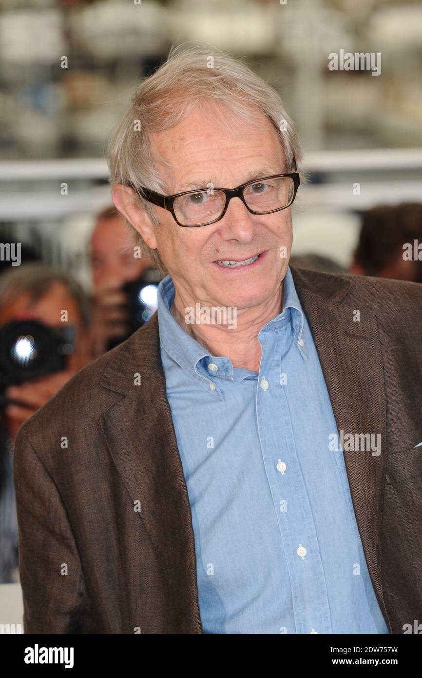 Ken Loach posing at the photocall for the film Jimmy’s Hall held at the ...