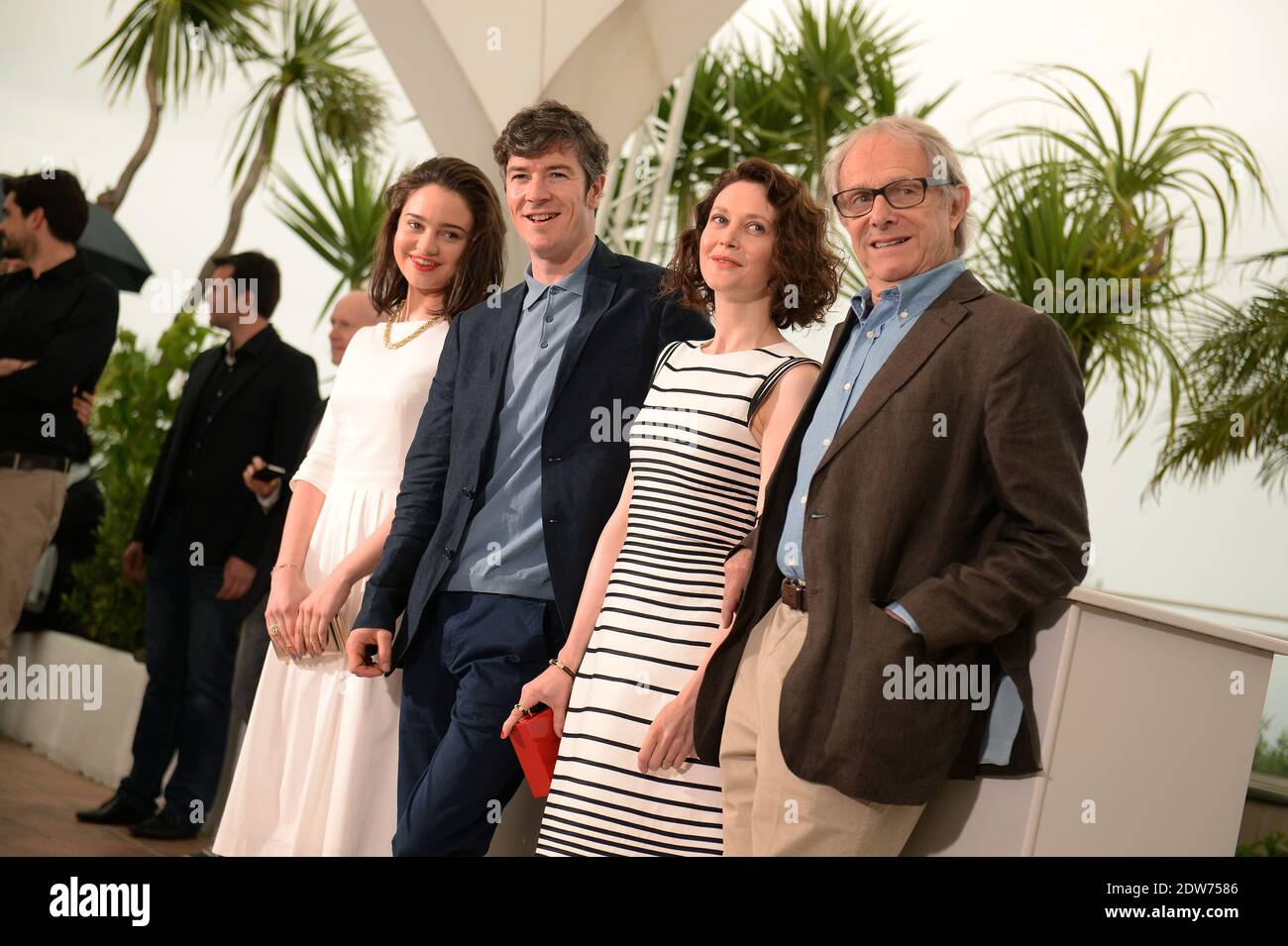 Ken Loach, Simone Kirby, Aisling Franciosi, Barry Ward posing at the ...