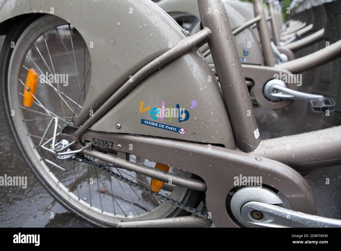 View of Velib station in Paris, France on May 22, 2014. Photo by Audrey ...