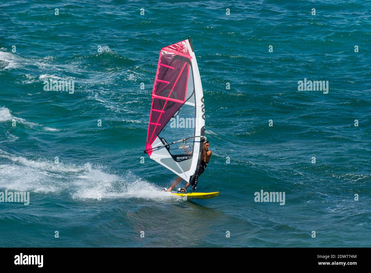Maui, Hawaii, Ho‘okipa Windsurfer Flying on the Wind Stock Photo - Alamy