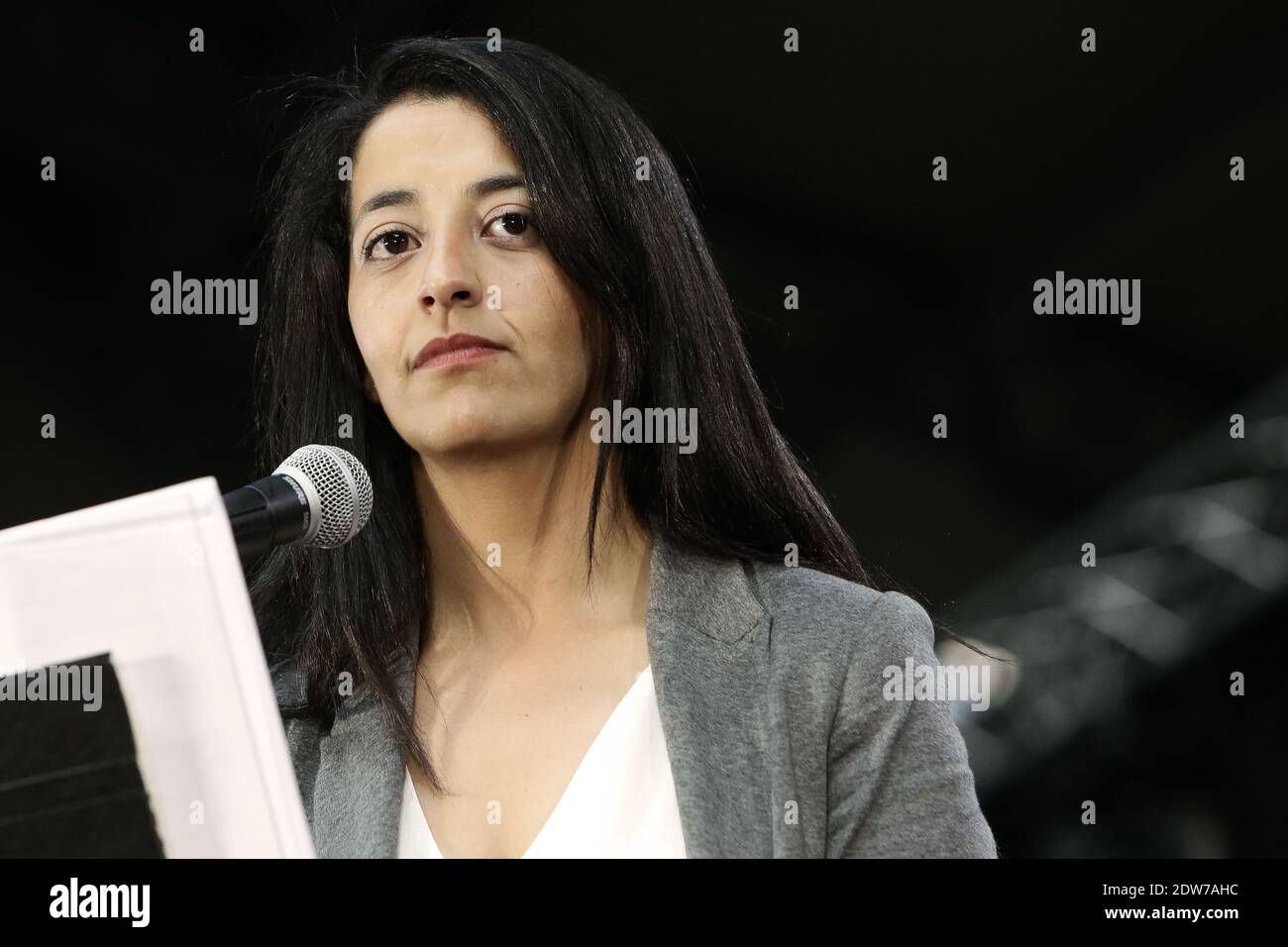 French Europe Ecologie-Les Verts Green Party's European deputy Karima ...