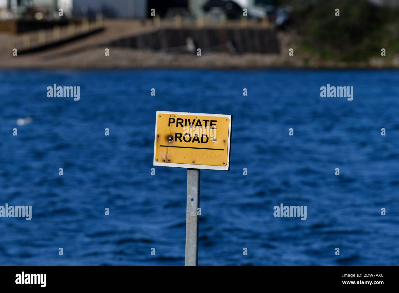 Private road sign Stock Photo - Alamy