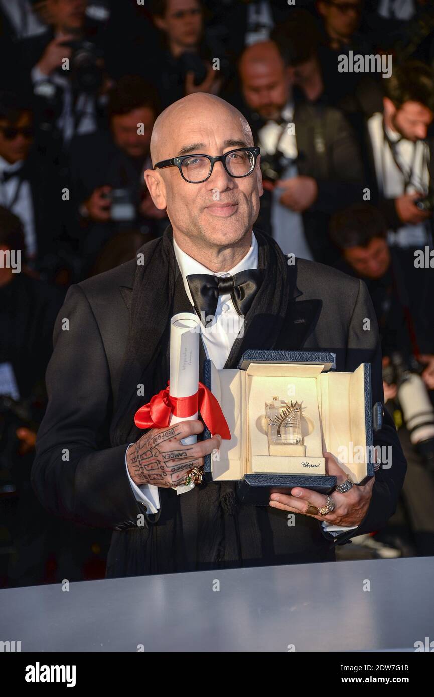 Screenwriter Bruce Wagner poses with the Best Actress Prize after ...