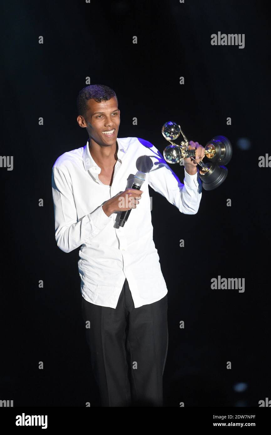 Stromae attending the World Music Awards held at the Sporting Club of ...