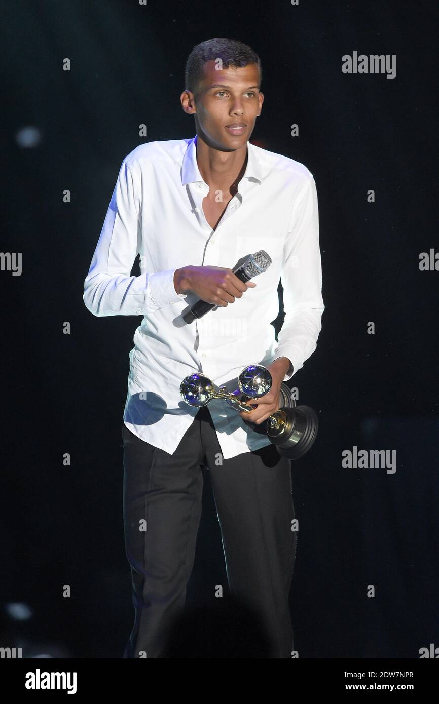 Stromae attending the World Music Awards held at the Sporting Club of ...