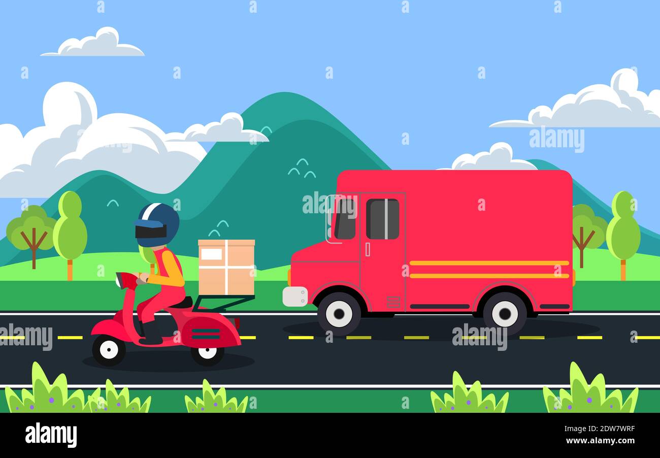 Tuck driver Stock Vector Images - Alamy