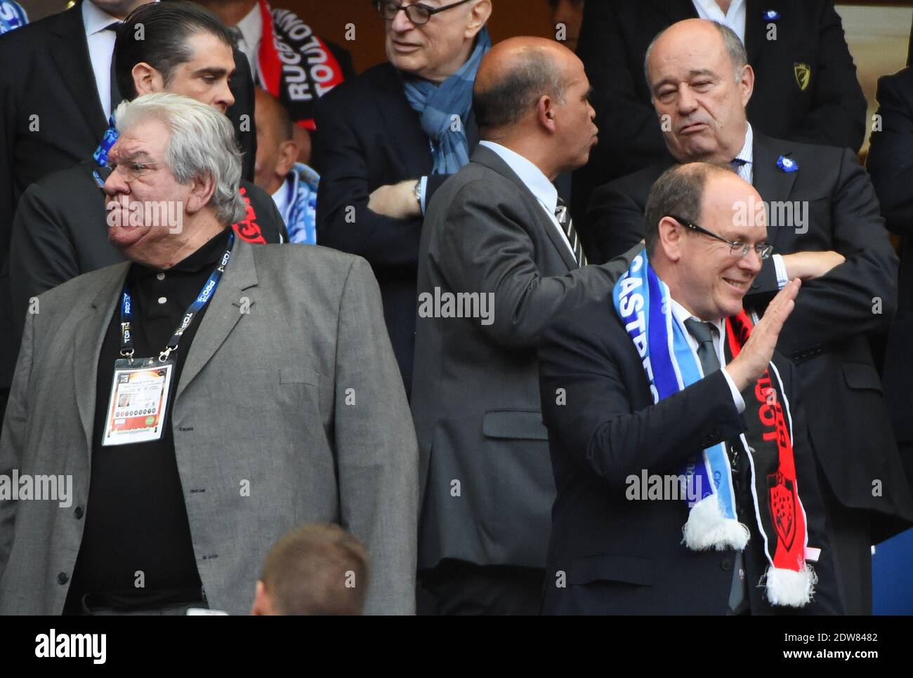 Prince Albert II of Monaco attends the French Top 14 rugby union final ...