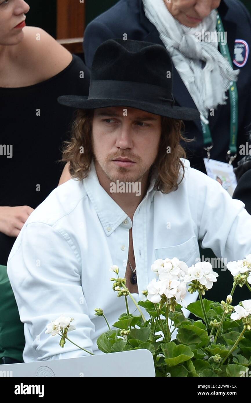 Julien Dore watching a game during the eight-final round of the French ...
