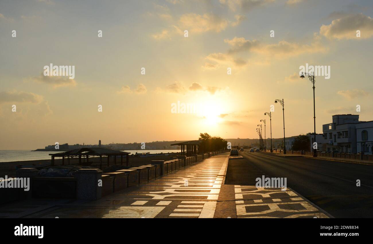 The waterfront promenade in Sur, Oman Stock Photo - Alamy
