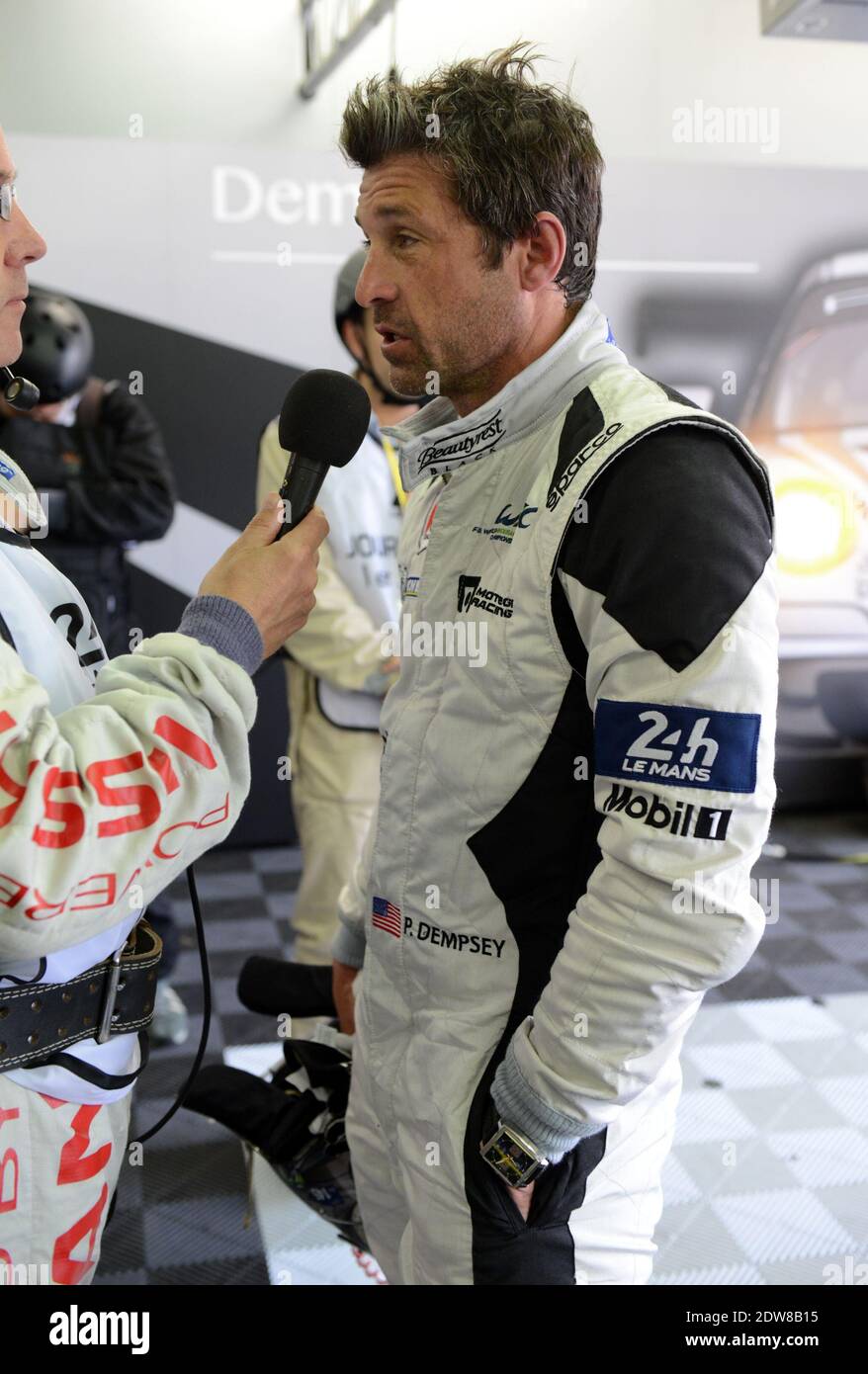 US actor and driver Patrick Dempsey of Racing Proton (Usa) Porsche 911 ...