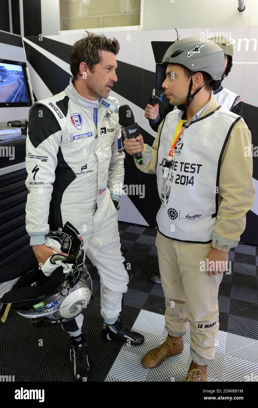 US actor and driver Patrick Dempsey of Racing Proton (Usa) Porsche 911 ...