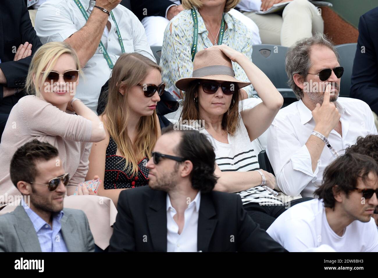 Julie Judd, Deborah Francois and Geraldine Pailhas watchinges a eight ...