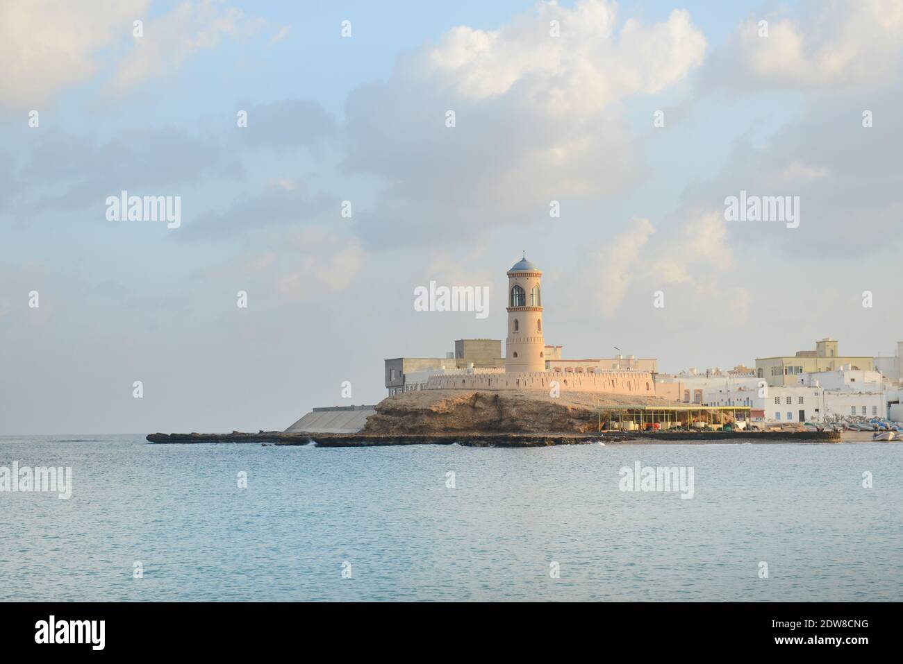 The Al Ayjah Lighthouse in Sur, Oman Stock Photo - Alamy
