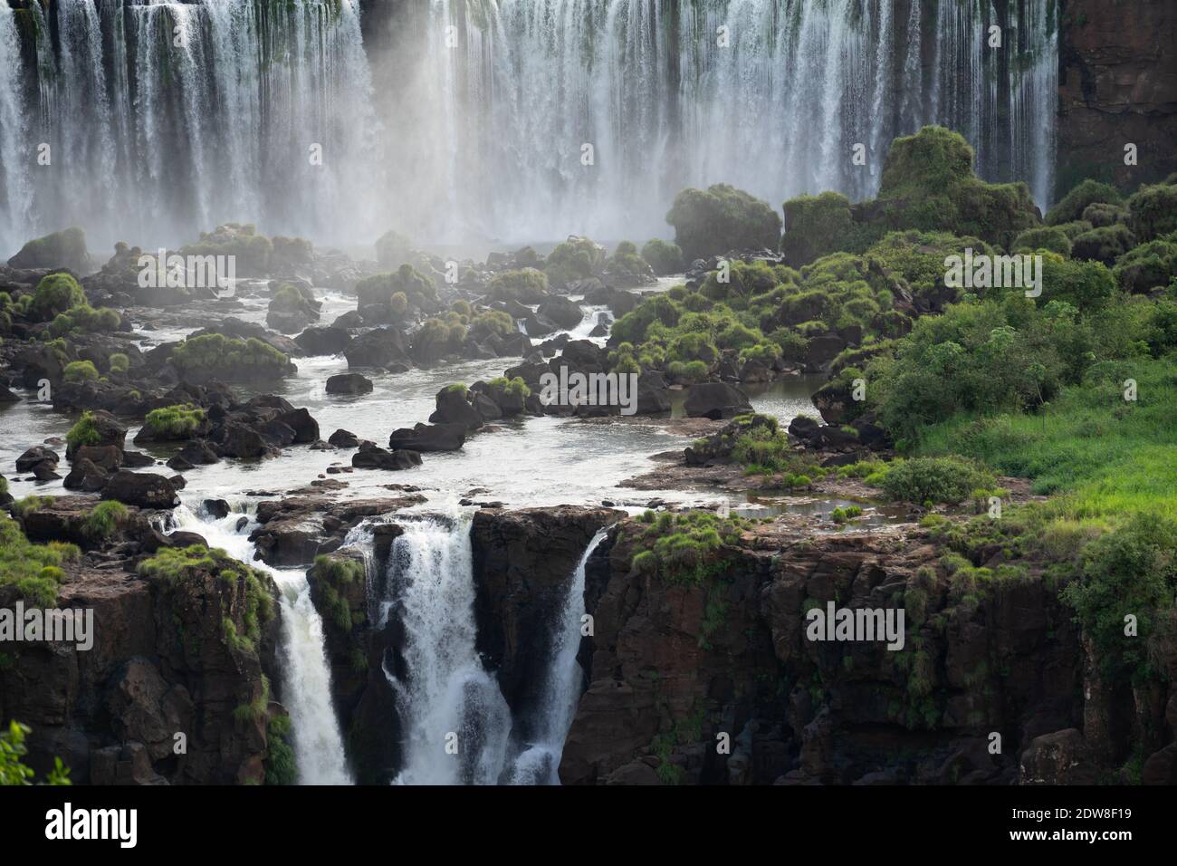 One of the biggest waterfalls of the world, Foz do Iguaçu (Iguazu Falls ...