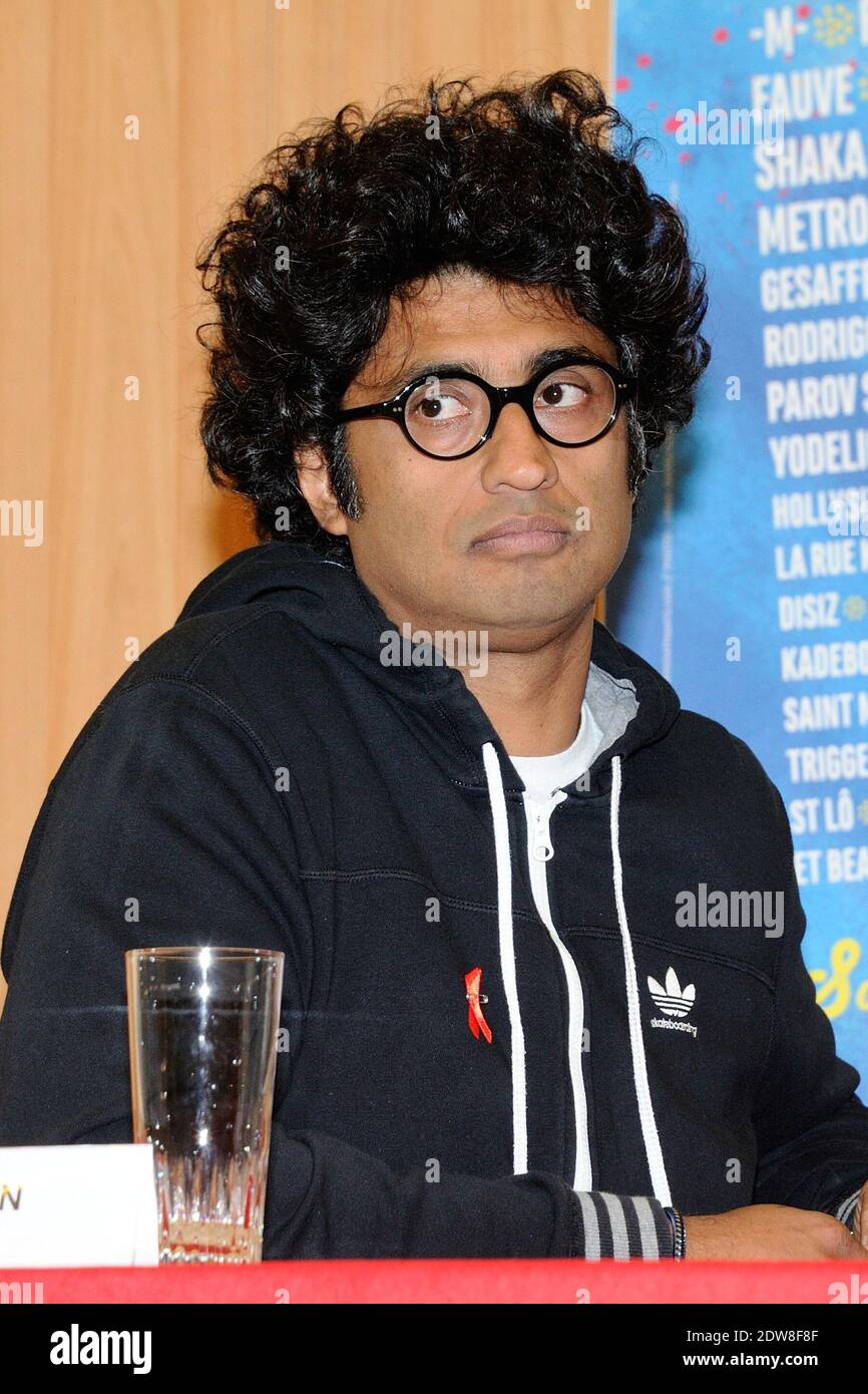 Sebastien Folin attending the Solidays Press Conference in Paris ...