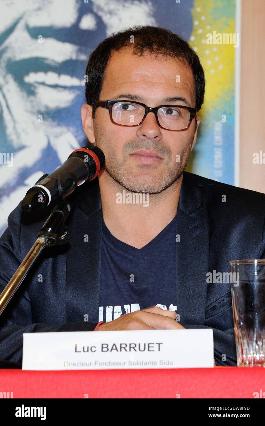 Luc Barruet attending the Solidays Press Conference in Paris, France ...