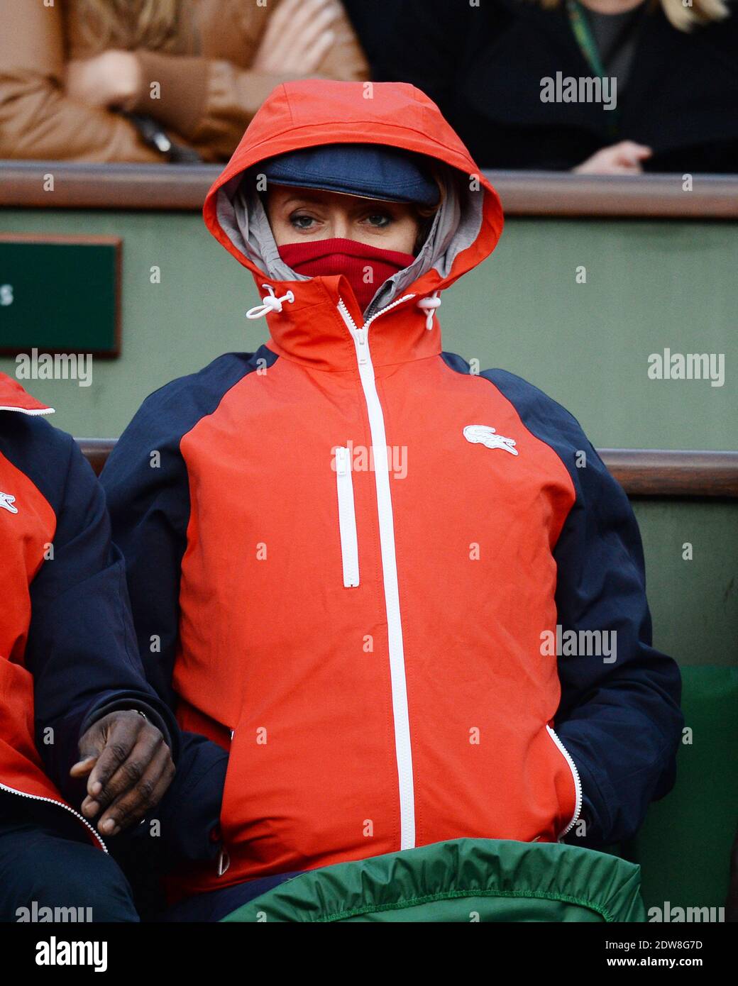Julie Ferrier attending Day 12 of the French Open 2014 held at Roland ...
