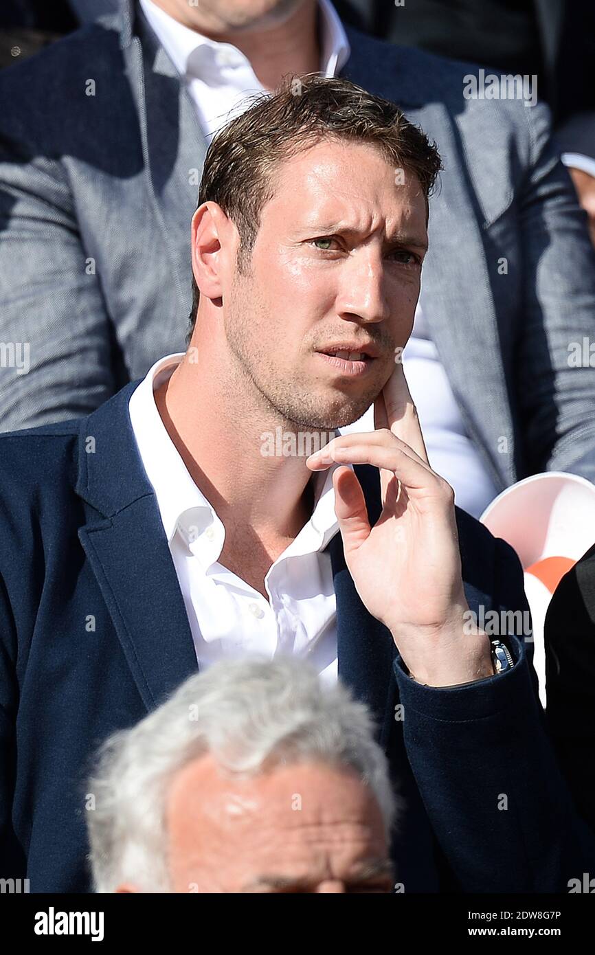 Alain Bernard attending Day 12 of the French Open 2014 held at Roland ...