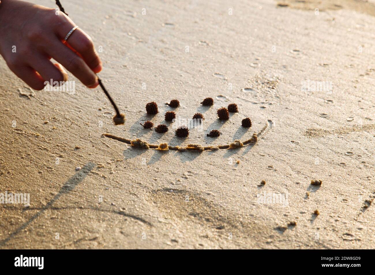 Drawing Sand Stick High Resolution Stock Photography and Images - Alamy