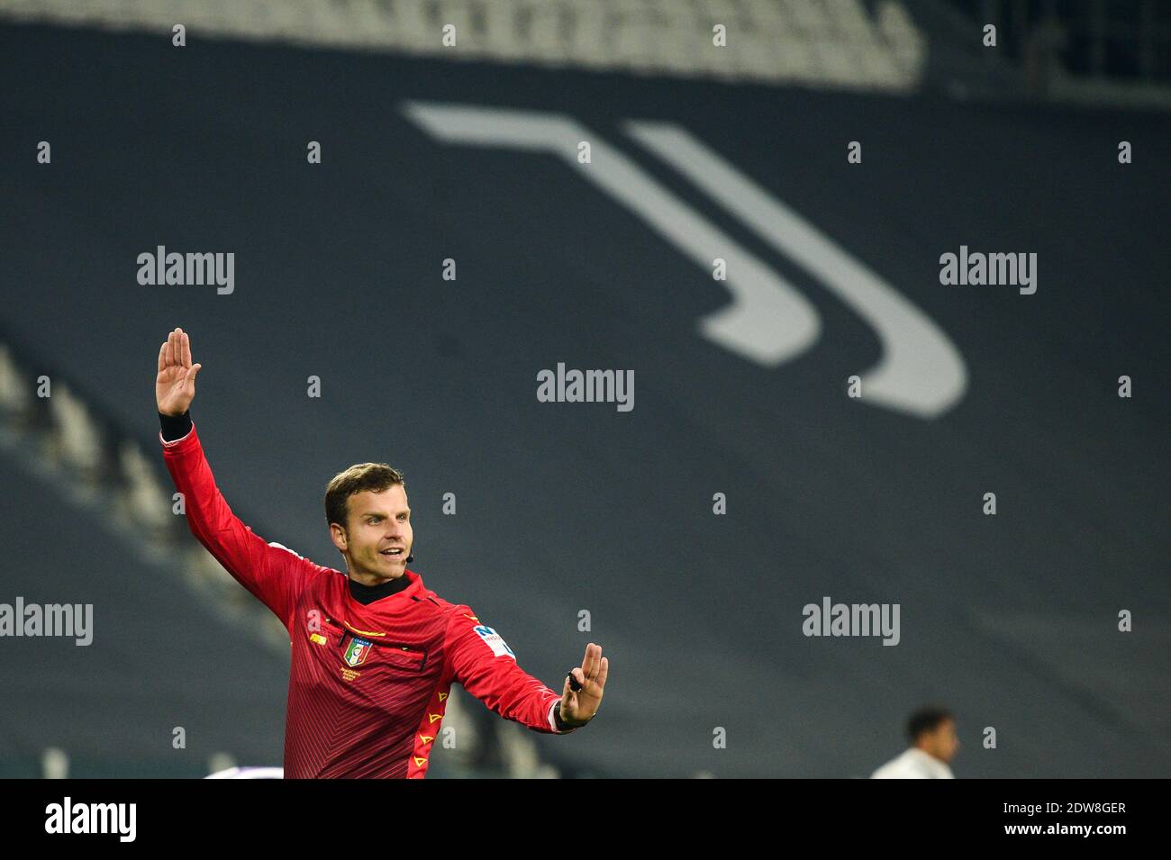 Federico La Penna during the Serie A match between Juventus and ACF ...