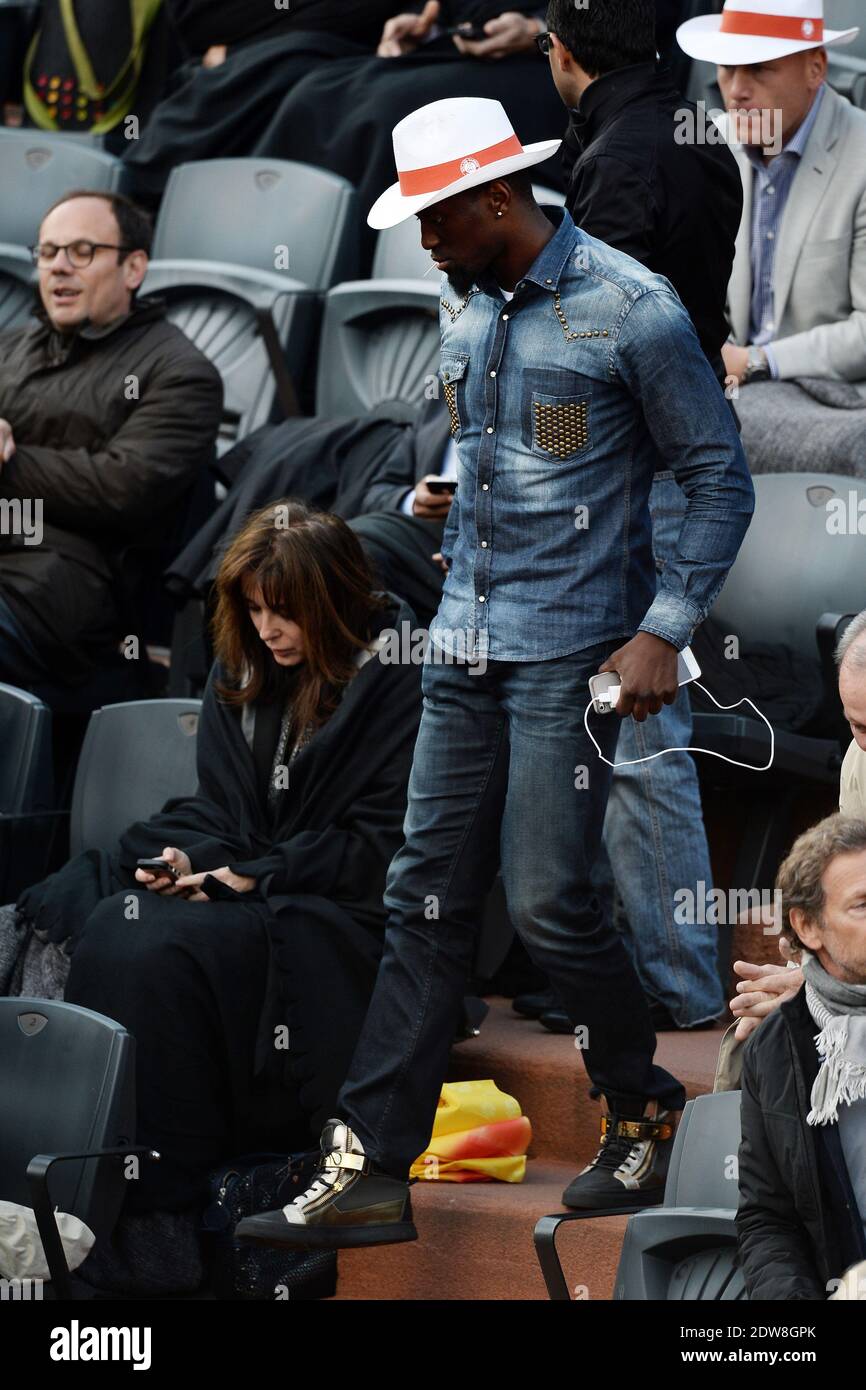 Teddy Tamgho attending Day 12 of the French Open 2014 held at Roland ...