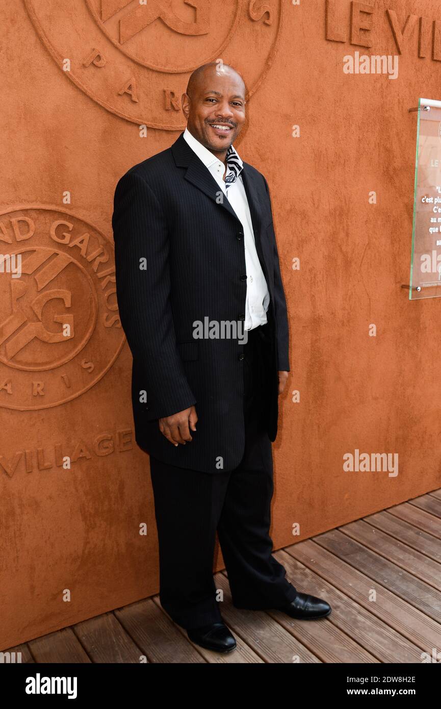 Maurice Greene stopping by the Village, the VIP quarter of the French ...