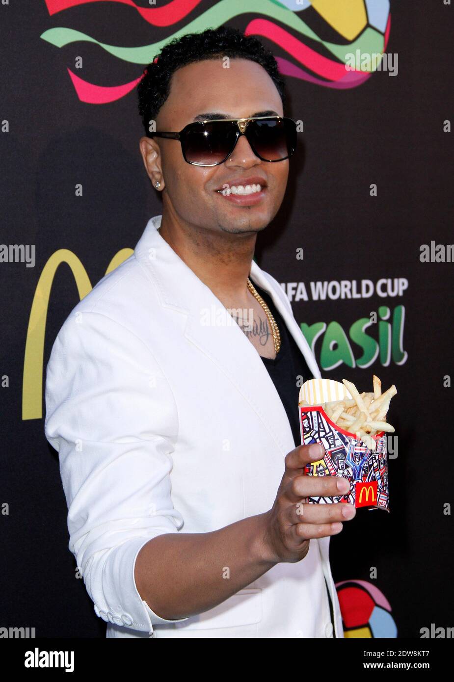 Toby Love attends the 2014 FIFA World Cup McDonald's Launch Party to ...