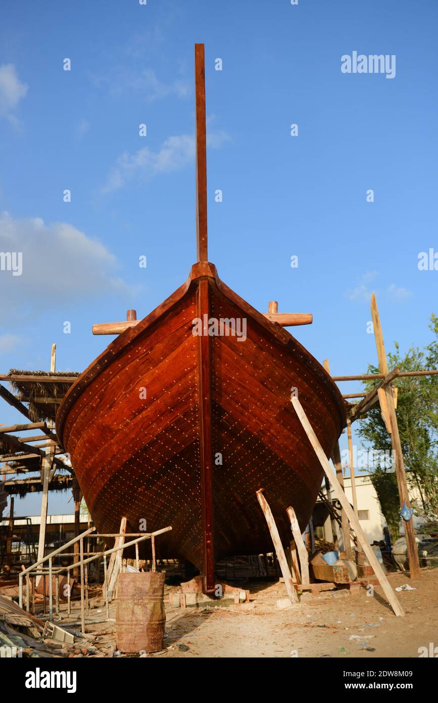 The dhow shipyard in Sur, Oman Stock Photo - Alamy