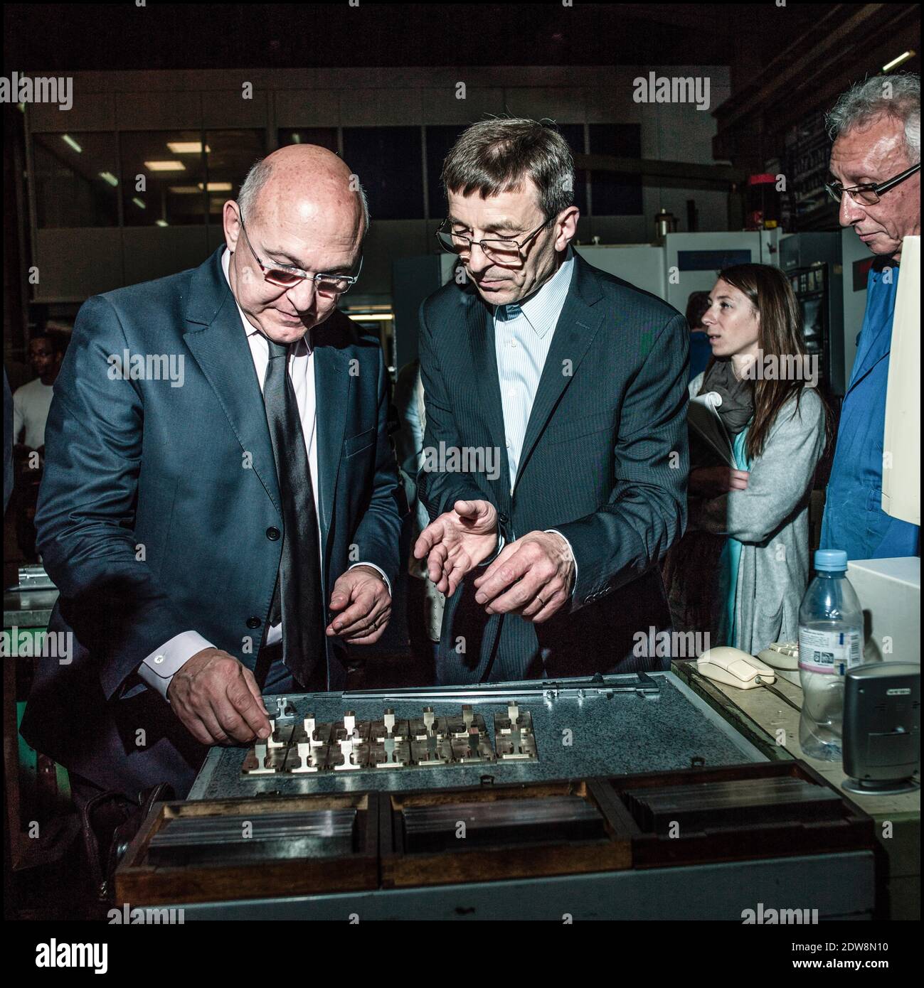 Michel Sapin, flanked by CERPI CEO Louis Ristic , visits CERPI ...