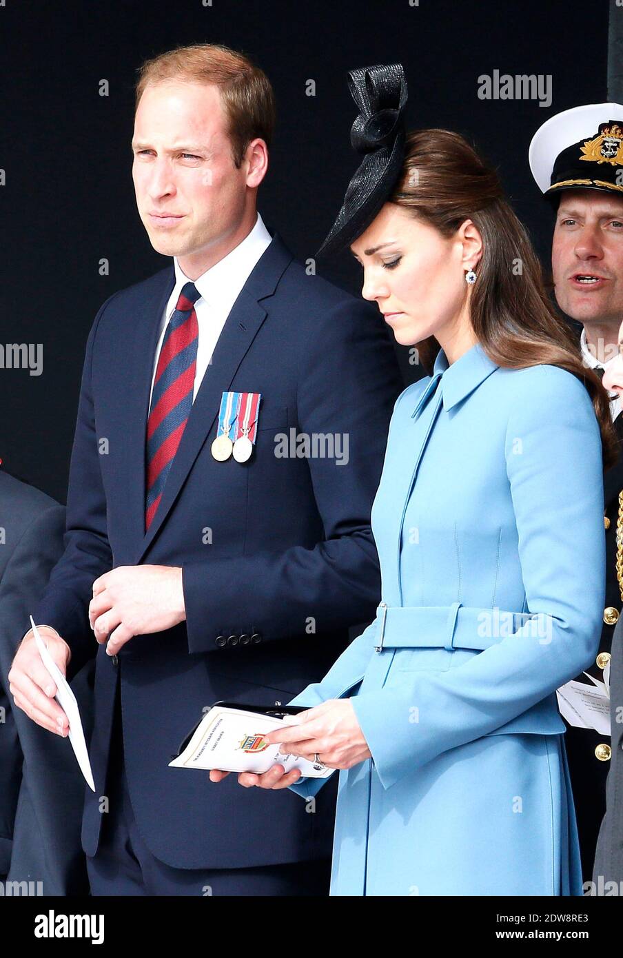 Duke and Duchess of Cambridge attend the Commemoration of the D-Day ...