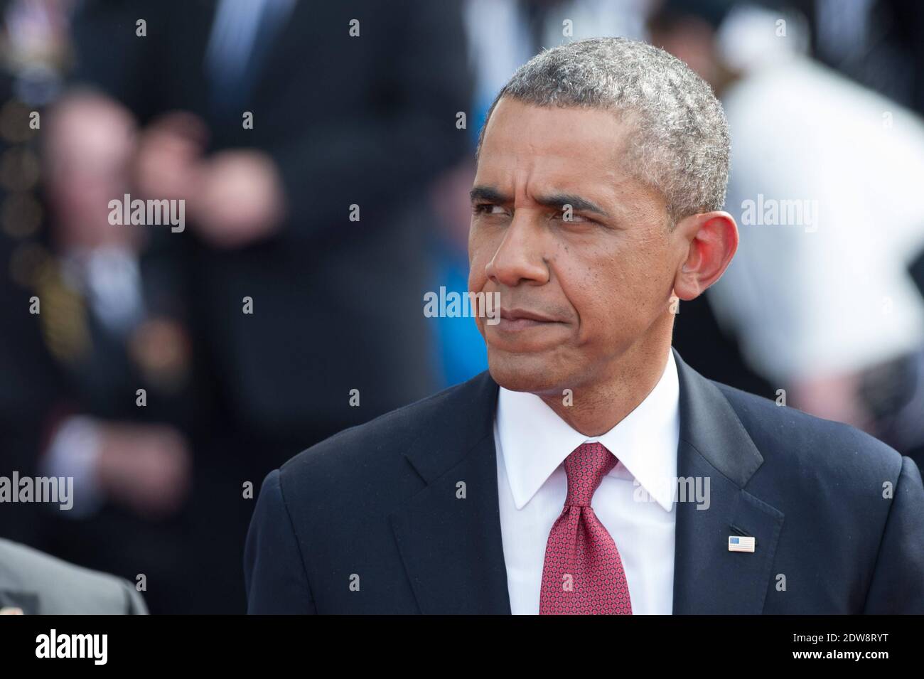 Us President Barack Obama .International D-Day commemoration ceremony ...
