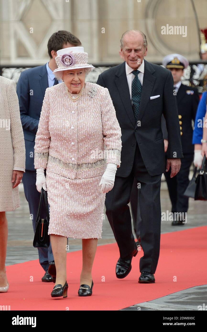 HM The Queen Elizabeth II and HRH The Duke of Edinburgh are received by ...