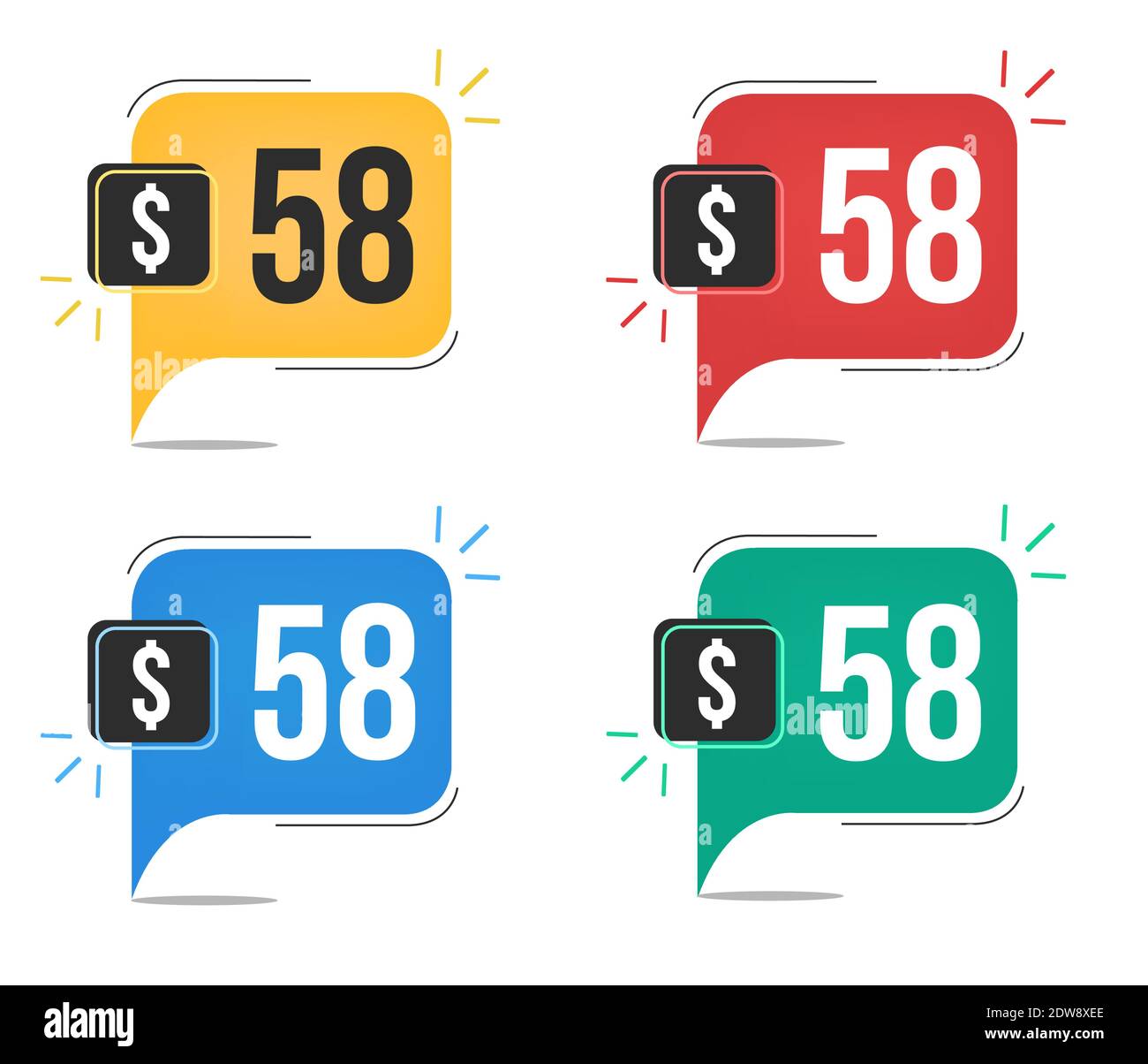 58 dollar Stock Vector Images - Alamy