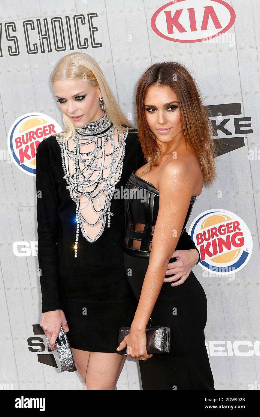Jaime King and Jessica Alba attend Spike TV's 'Guys Choice 2014' at ...