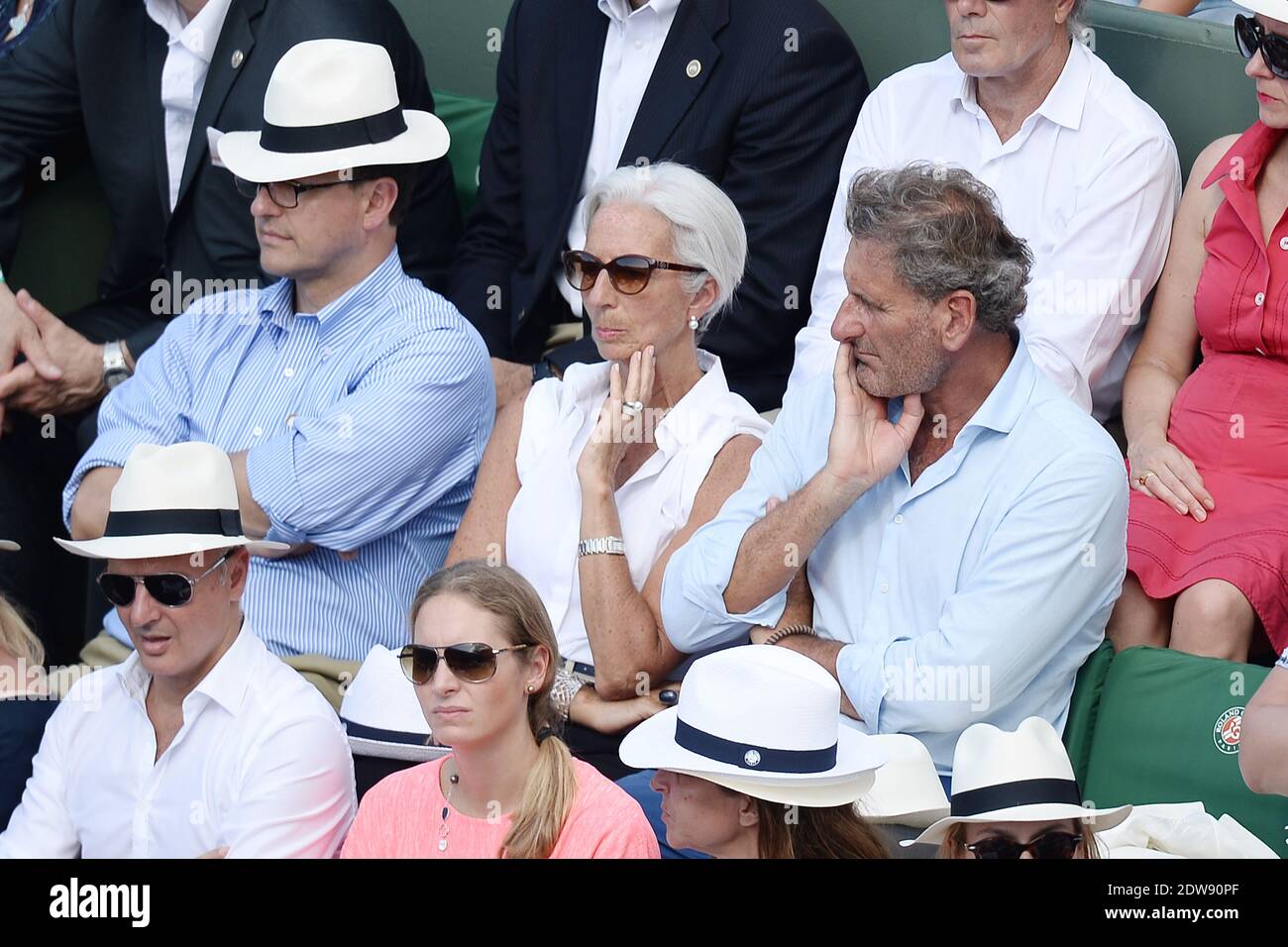 IMF Managing Director Christine Lagarde and her husband Xavier Giocanti ...