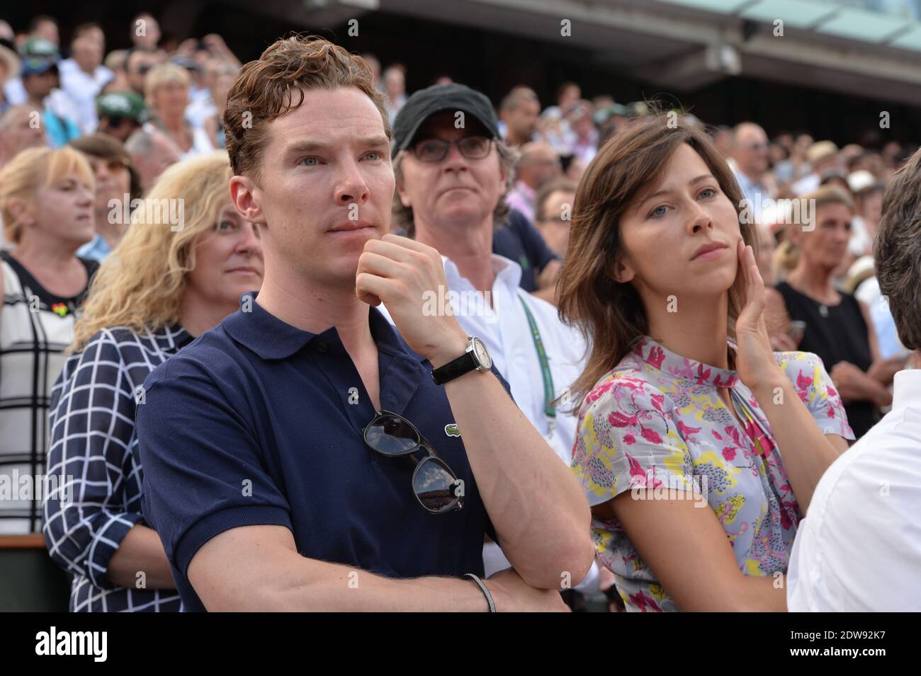 Actor Benedict Cumberbatch and girlfriend Sophie Hunter attending the ...