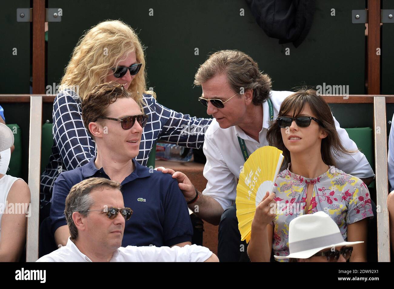 Actor Benedict Cumberbatch and girlfriend Sophie Hunter attending the ...
