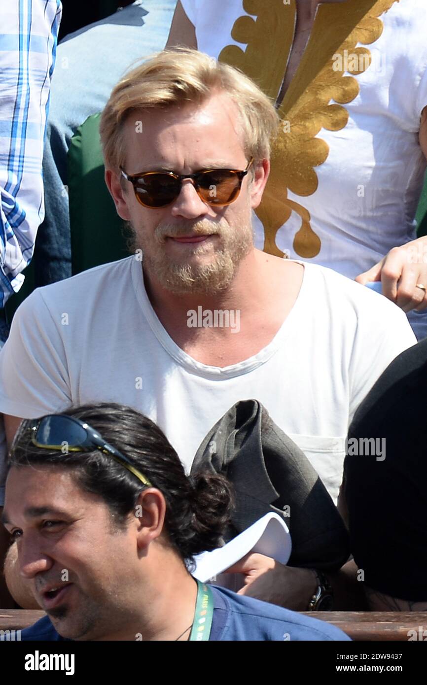 Jeremy Regnier attending the men's single final of the French Tennis ...