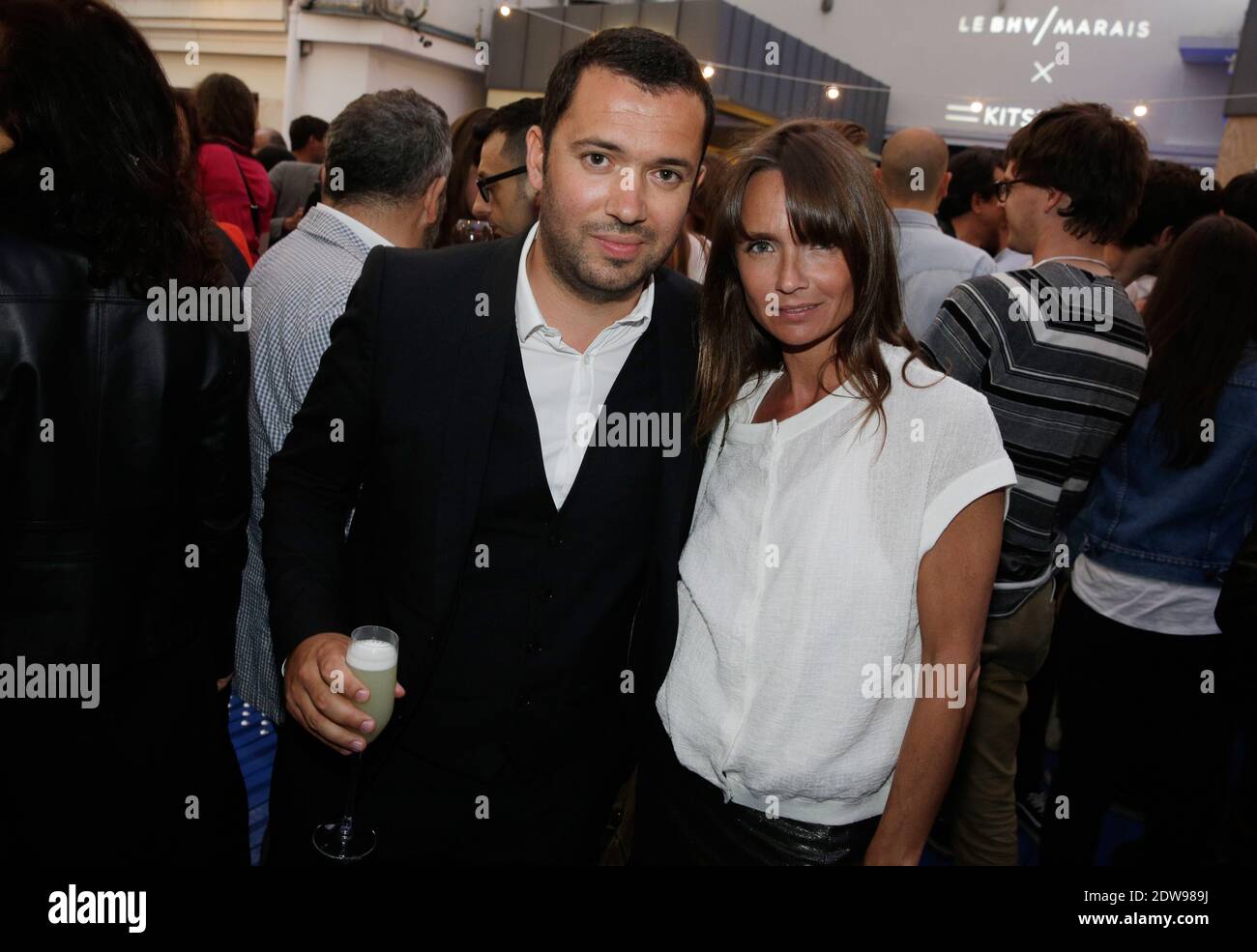 Alexandre Liot and Axelle Laffont attending the 'BHV/Marais' Store ...