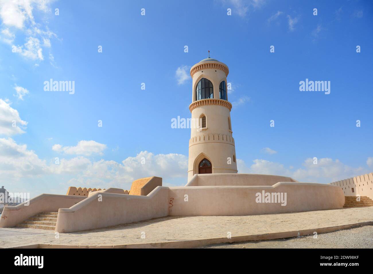 The Al Ayjah Lighthouse in Sur, Oman Stock Photo - Alamy