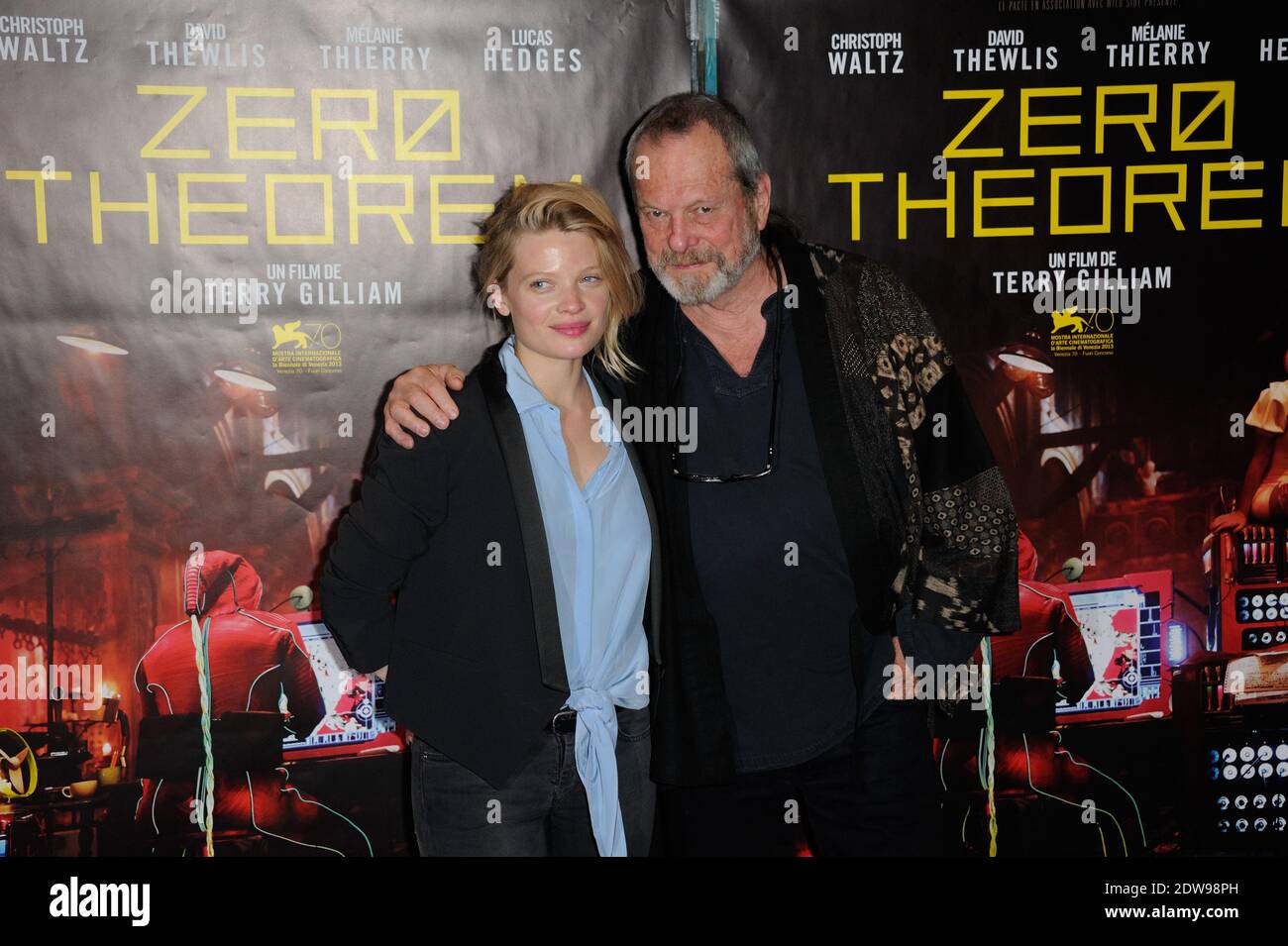 Melanie Thierry and Terry Gilliam attending Zero Theorem Premiere at ...