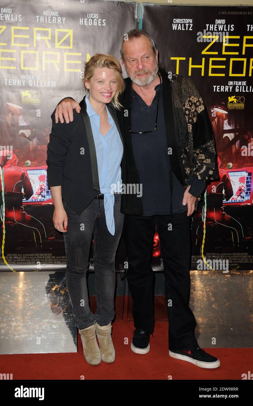 Melanie Thierry and Terry Gilliam attending Zero Theorem Premiere at ...