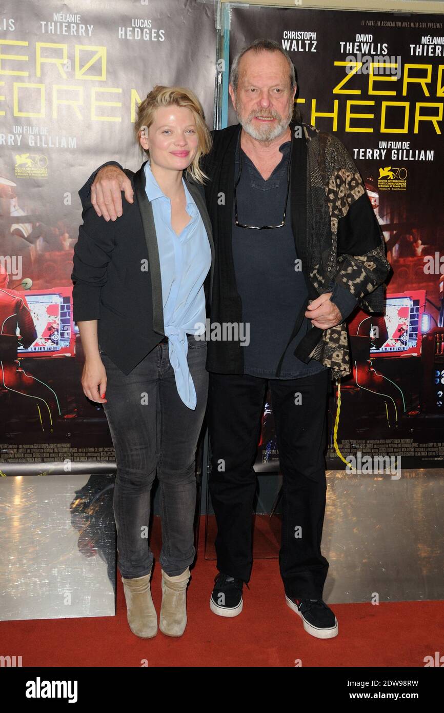 Melanie Thierry and Terry Gilliam attending Zero Theorem Premiere at ...