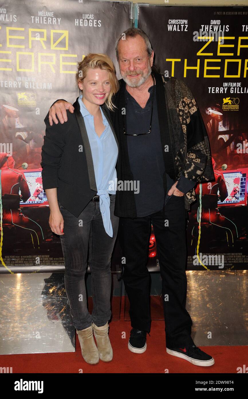Melanie Thierry and Terry Gilliam attending Zero Theorem Premiere at ...