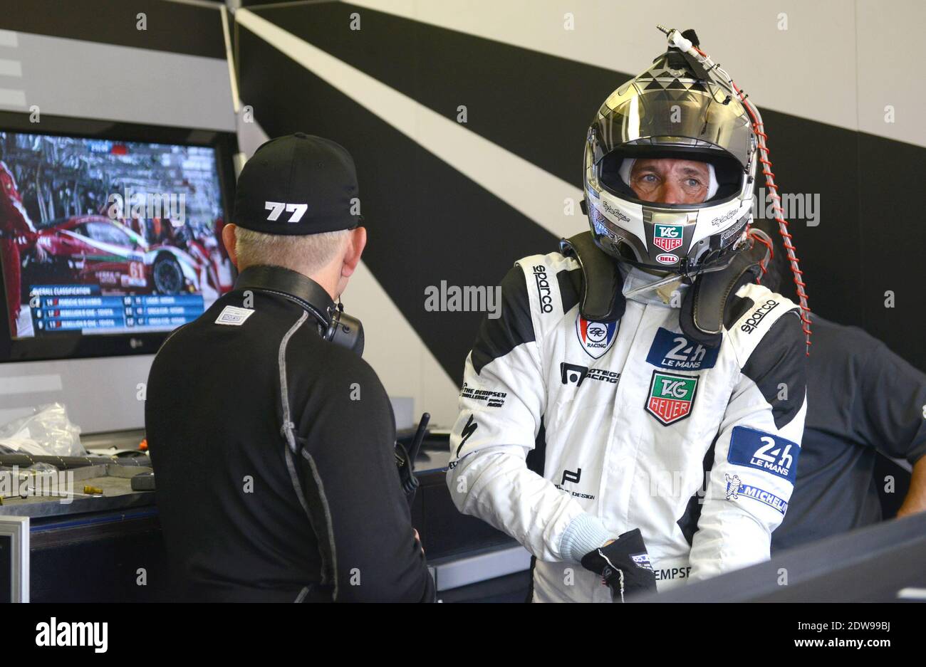 US actor and driver Patrick Dempsey of Racing Proton (Usa) Porsche 911 ...