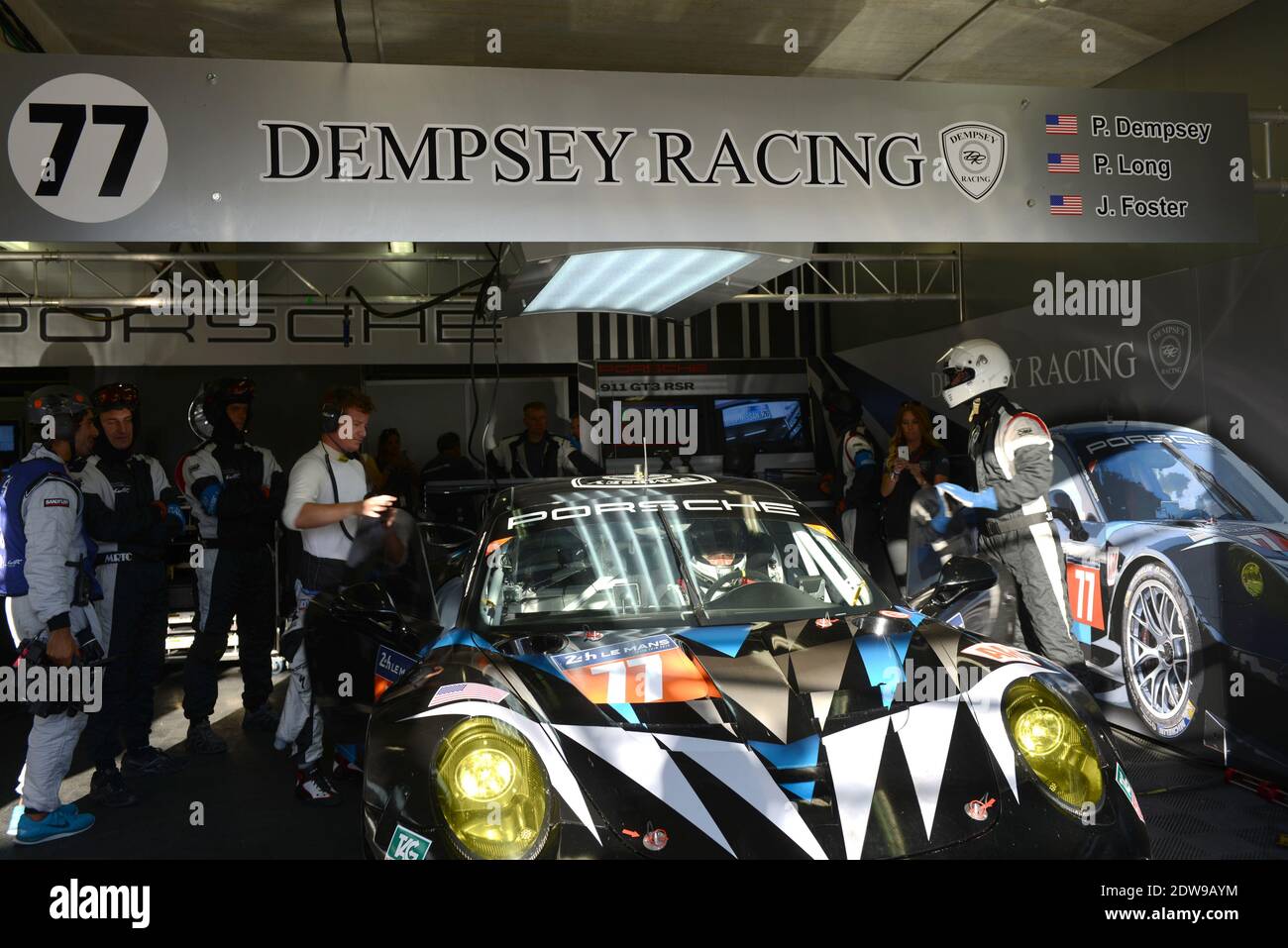 US actor and driver Patrick Dempsey of Racing Proton (Usa) Porsche 911 ...