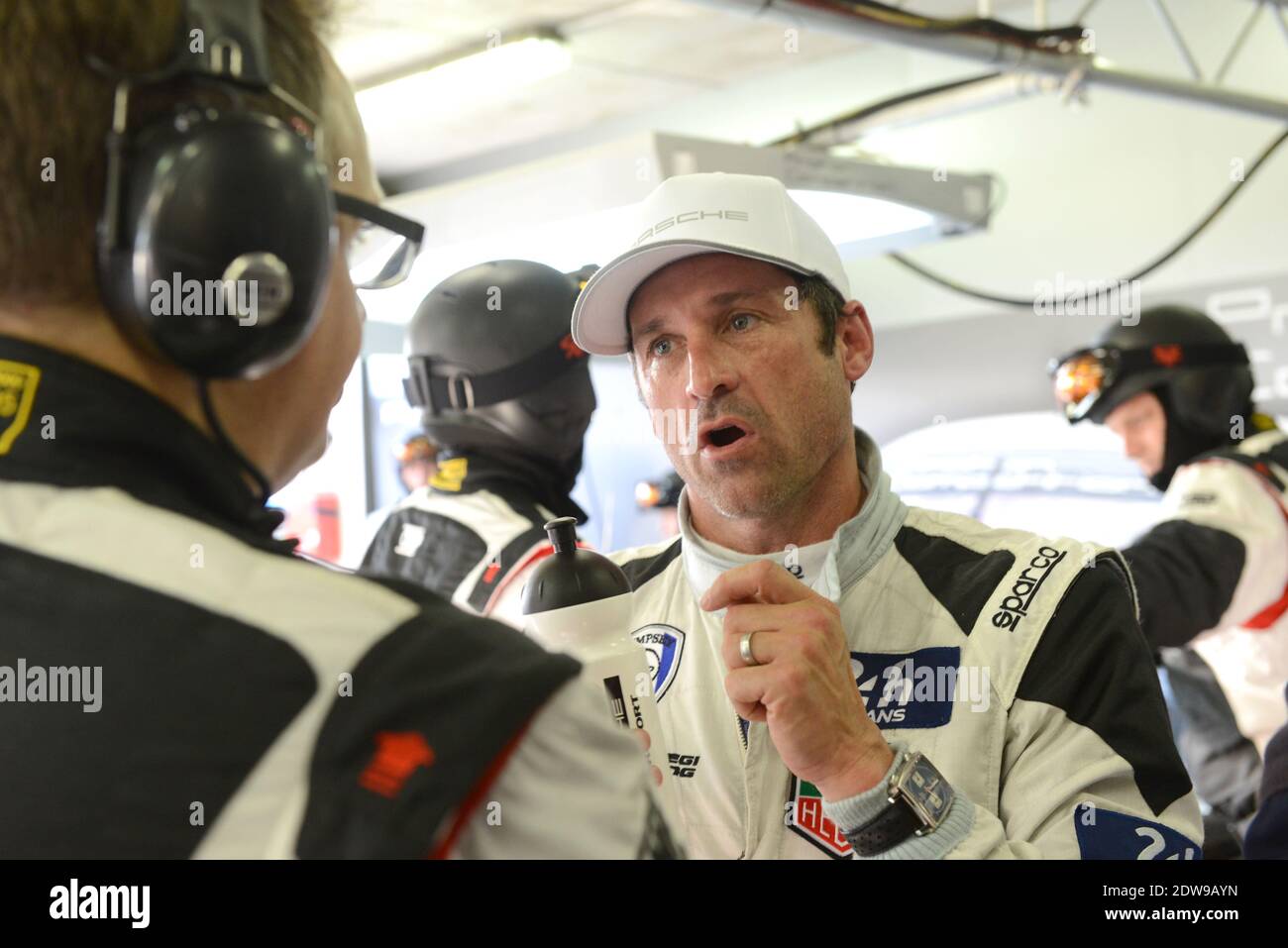 US actor and driver Patrick Dempsey of Racing Proton (Usa) Porsche 911 ...