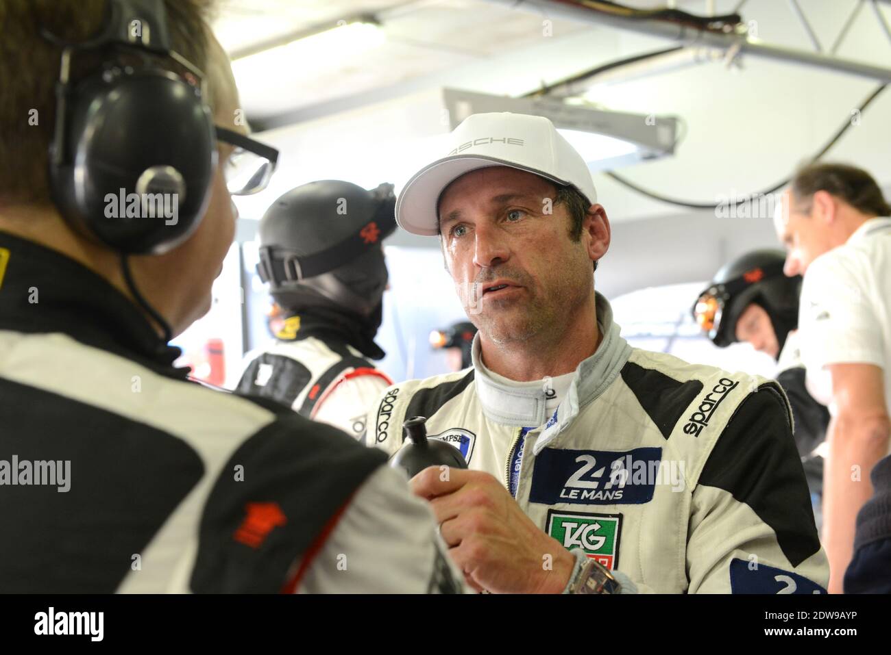 US actor and driver Patrick Dempsey of Racing Proton (Usa) Porsche 911 ...