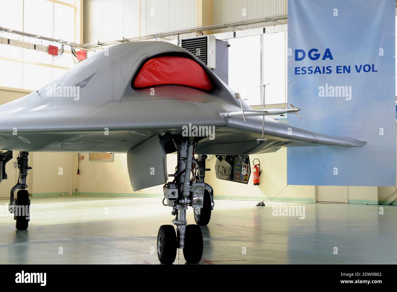 French Minister of defence Jean-Yves Le Drian visits a flight test ...